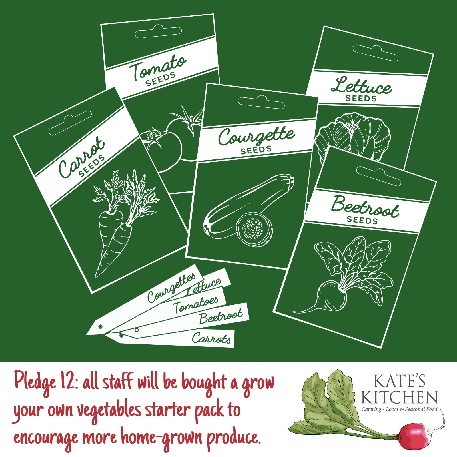 Pledge 12 | Kate's Kitchen Caterers in Bristol